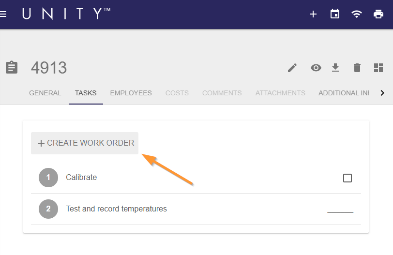 How do I a create Corrective Work Order from a PM?